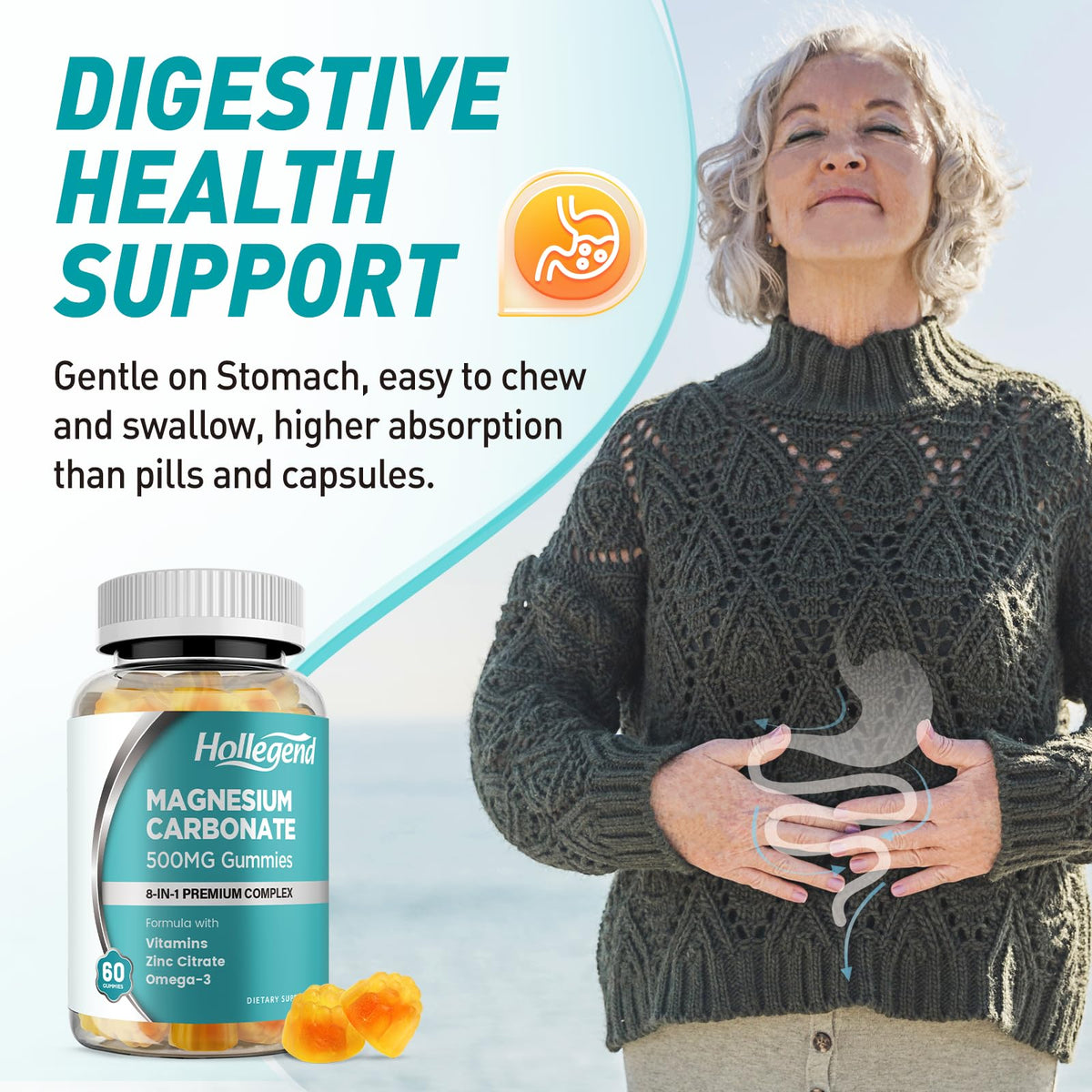 HOLLEGEND gummies for stress relief and calm
