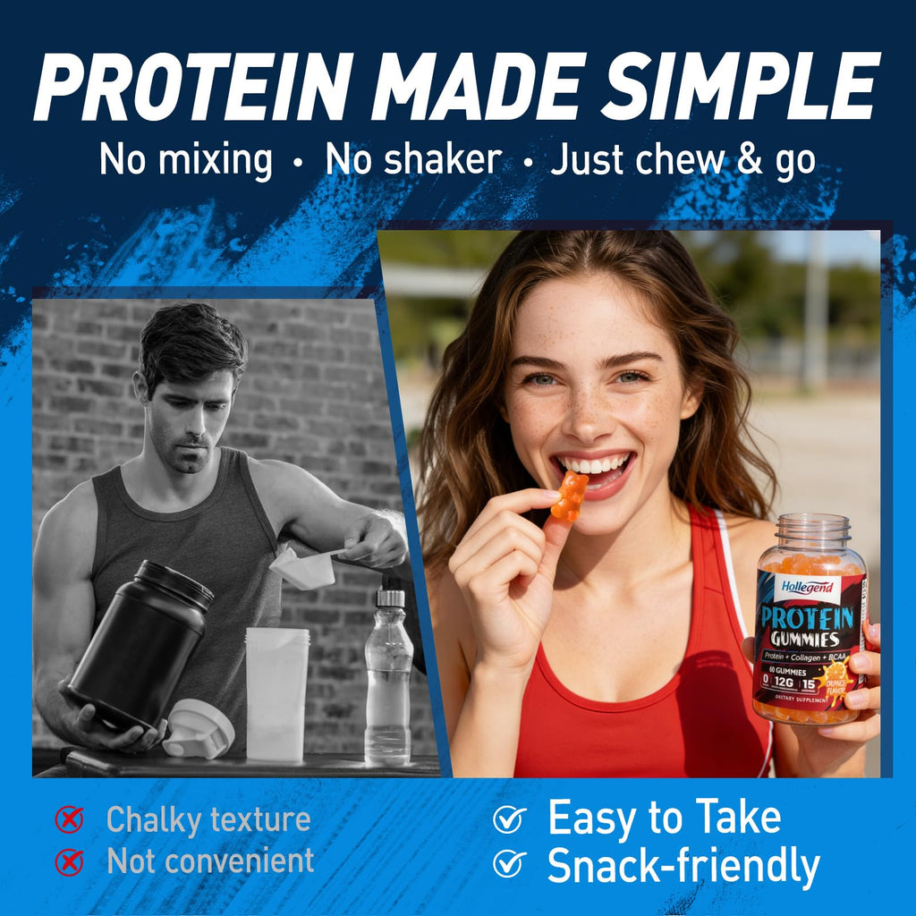 HOLLEGEND whey gummies for healthy snacking