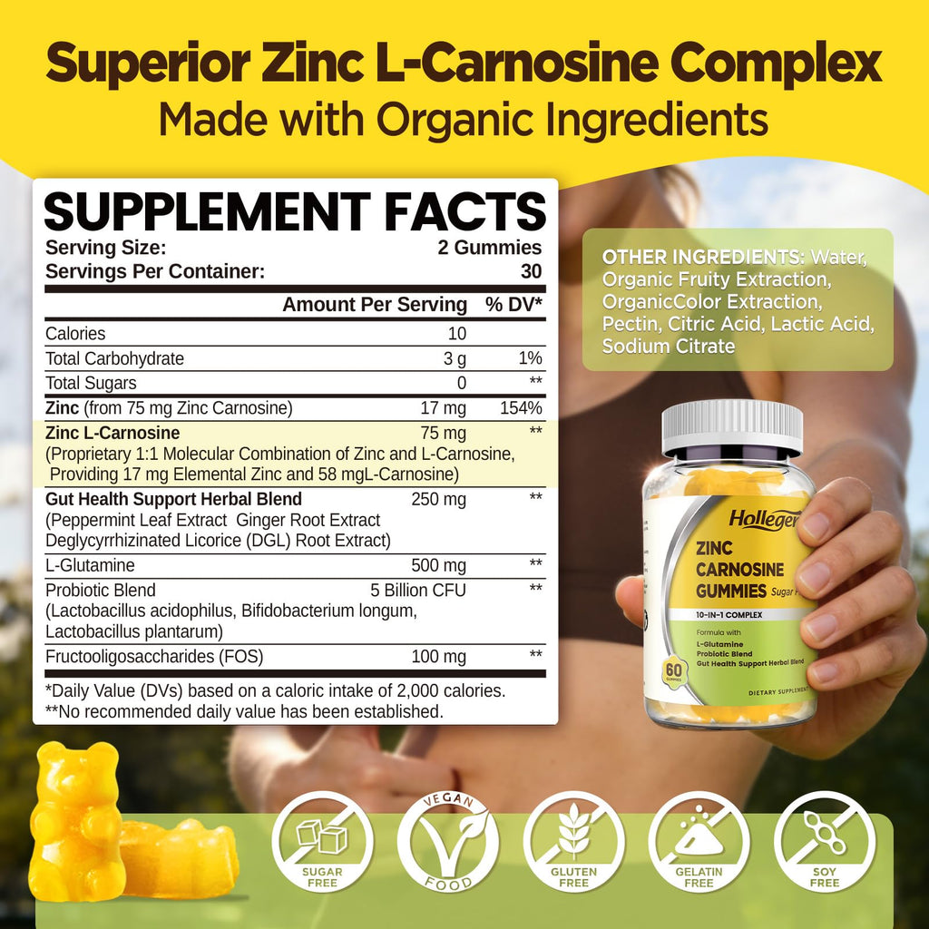 HOLLEGEND Zinc Carnosine 75 mg