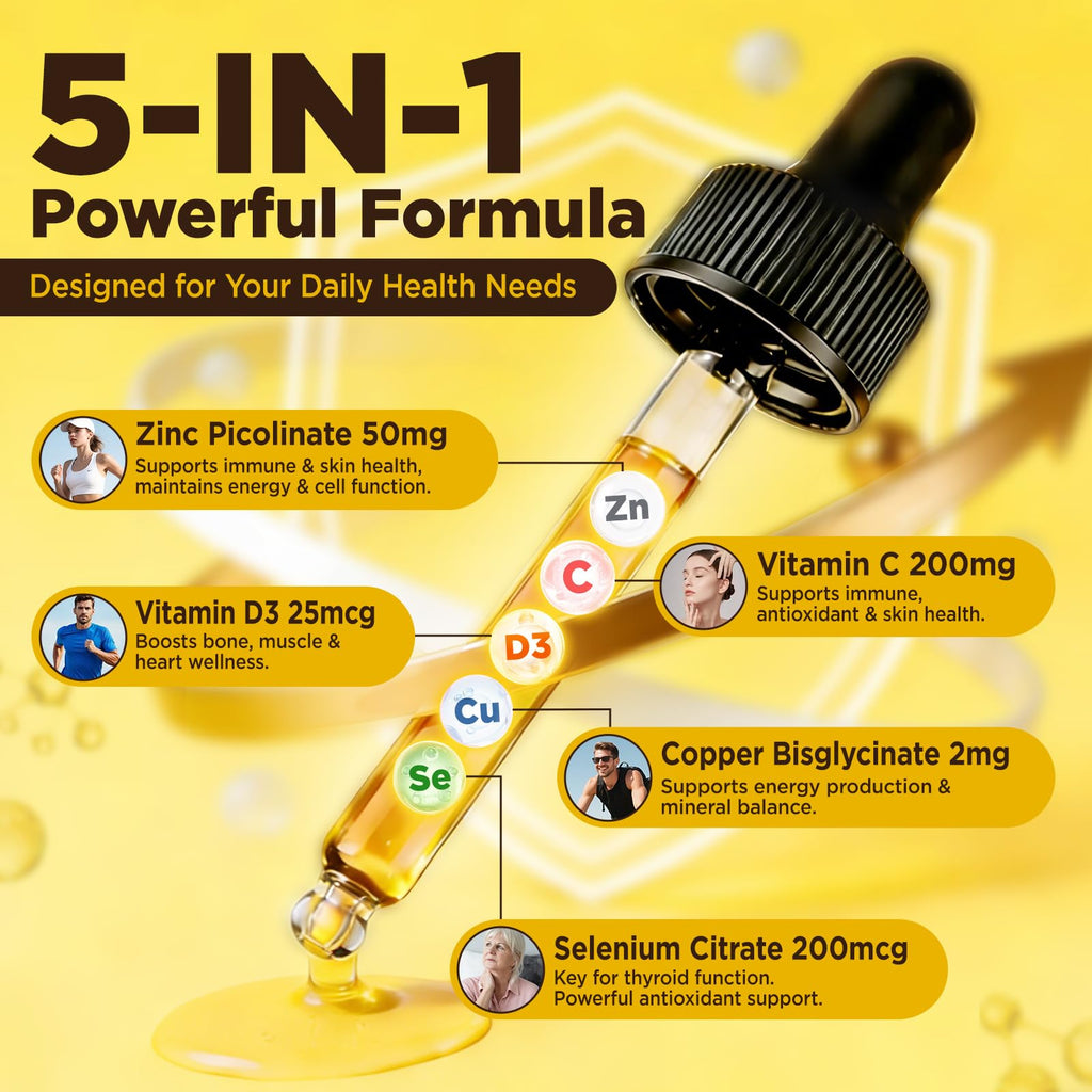 Hollegend Zinc drops for better absorption
