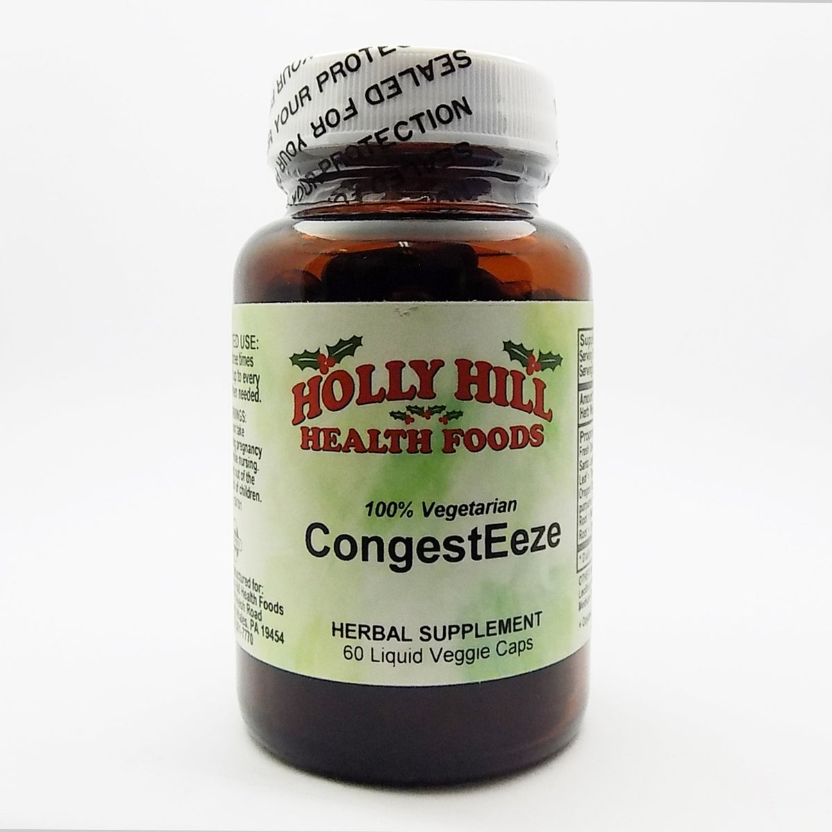 Holly Hill Health Foods CongestEeze vegetarian capsules