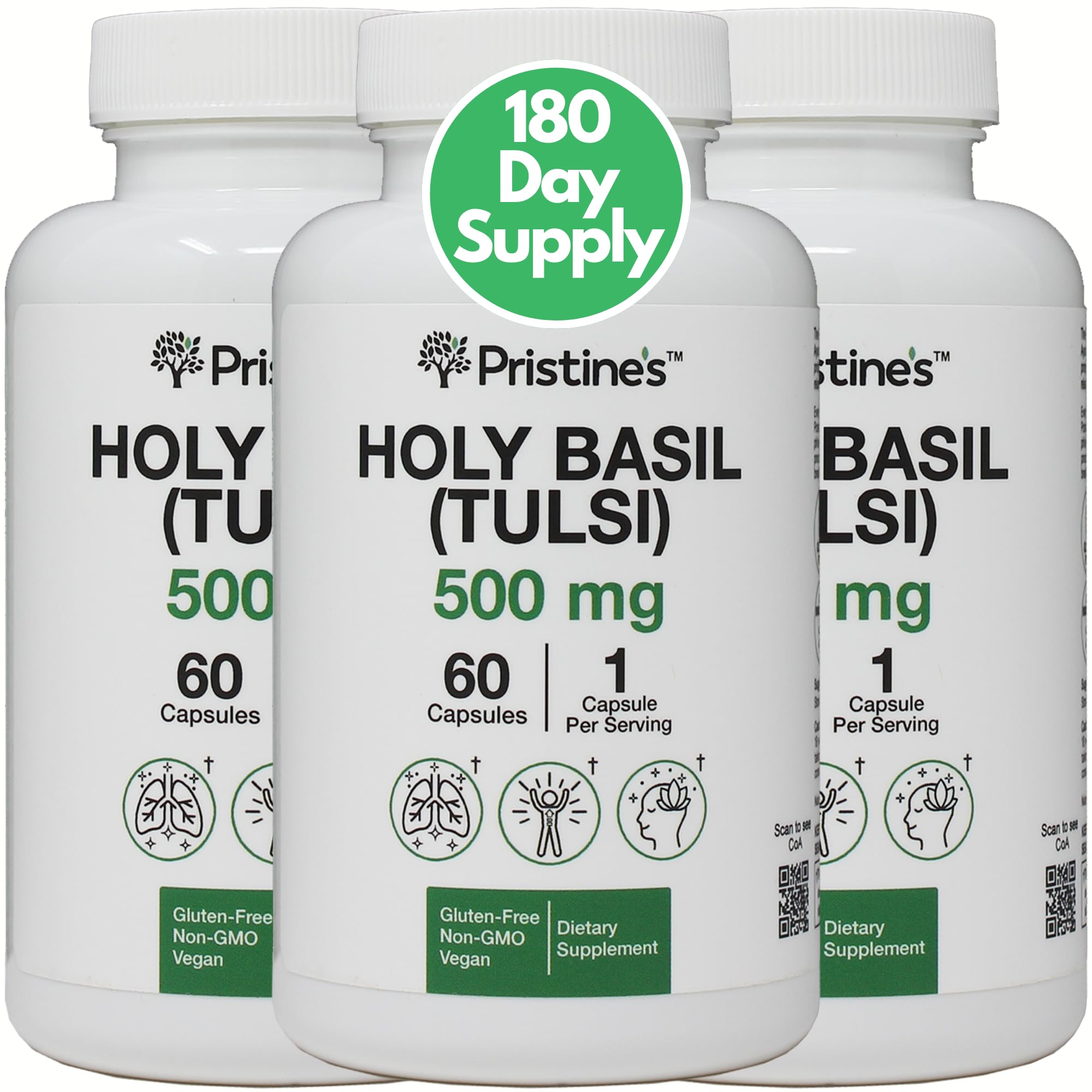 holy basil adaptogen supplement pack
