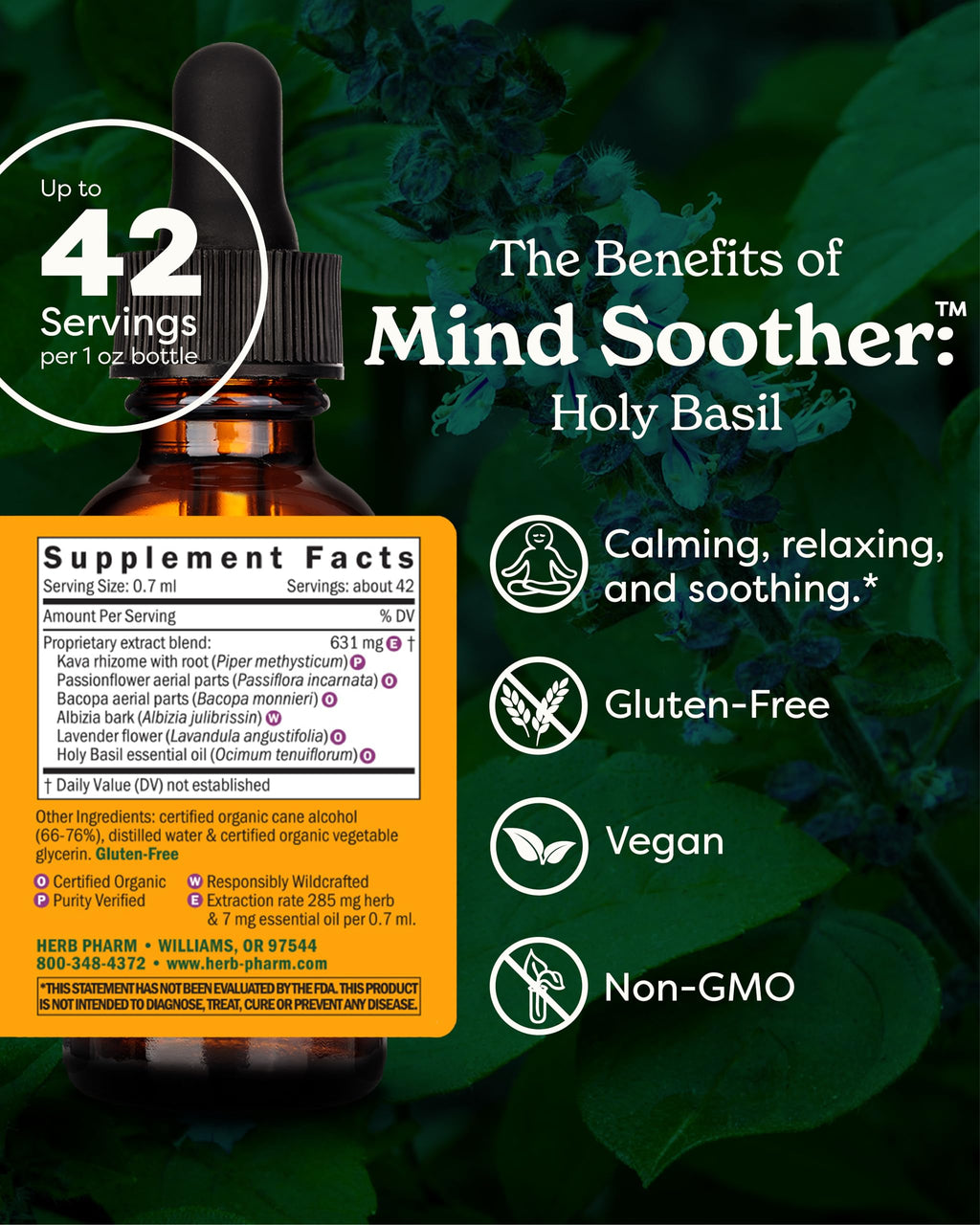 Holy Basil and Kava herbal blend