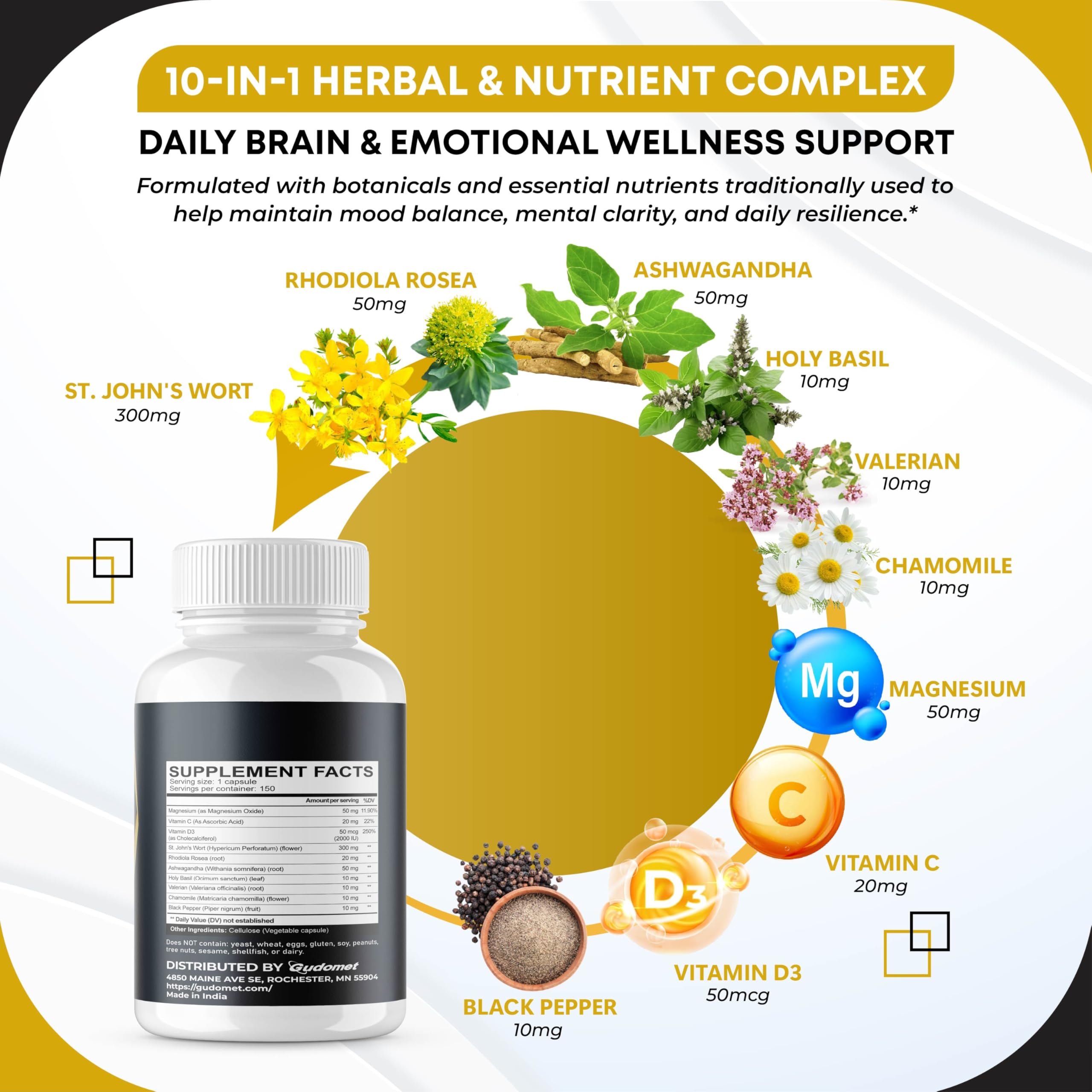 holy basil and st. john's wort health