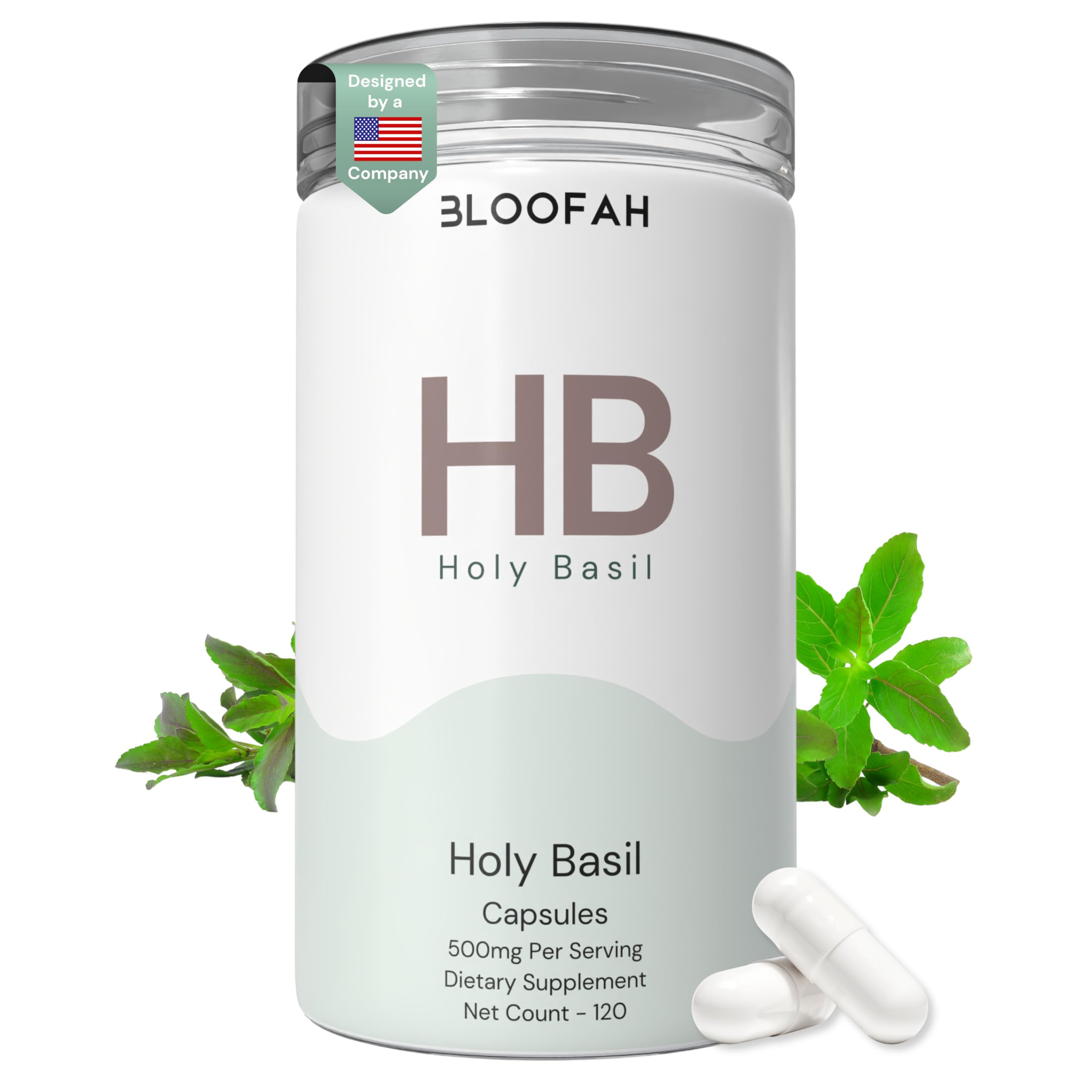 holy basil capsules for stress relief
