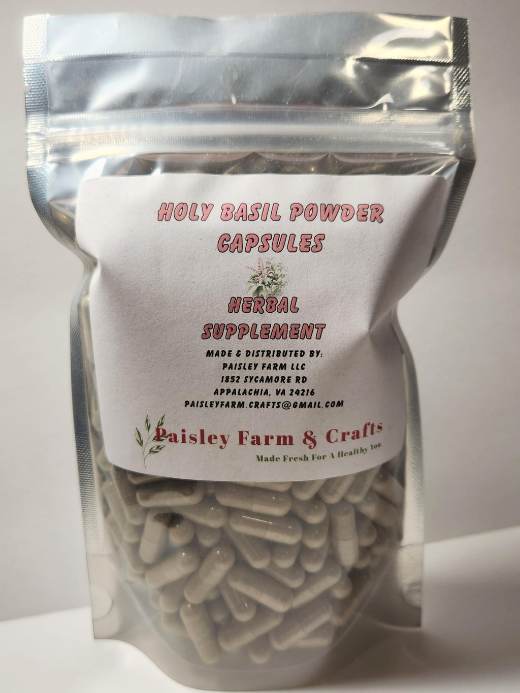holy basil capsules for wellness