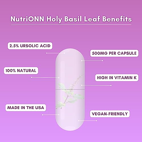 holy basil capsules with ursolic acid