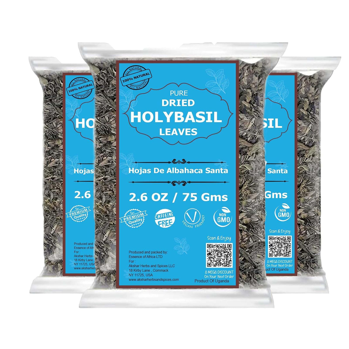 Holy Basil dried leaves for tea