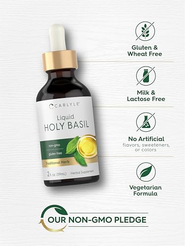 Holy basil drops for wellness