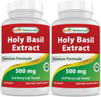 holy basil extract 500 mg benefits
