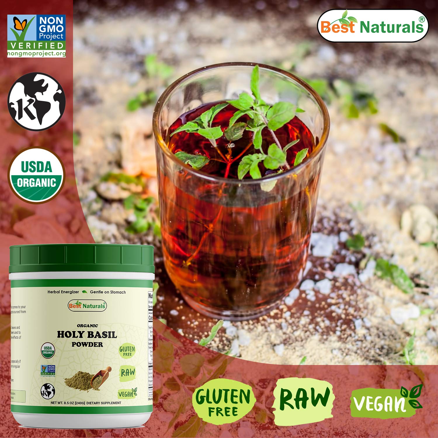 holy basil powder for stress relief