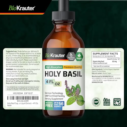 holy basil vs basil for health