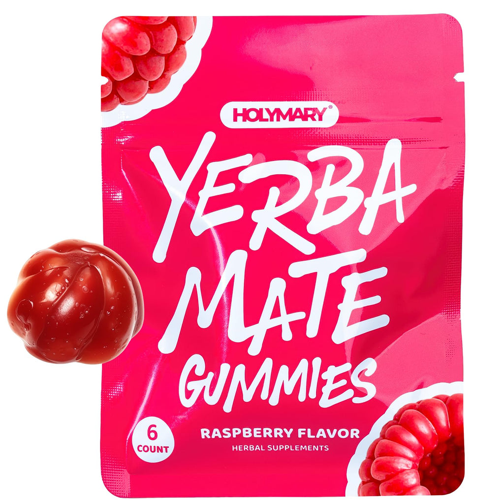 HOLYMARY yerba mate gummies energy boost
