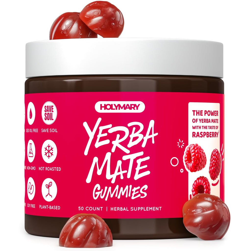 HOLYMARY yerba mate gummies for energy