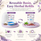 Home spa experience with yoni steam
