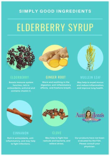 homemade elderberry syrup ingredients