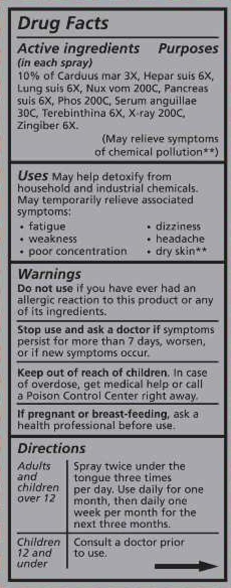 homeopathic detox spray for wellness