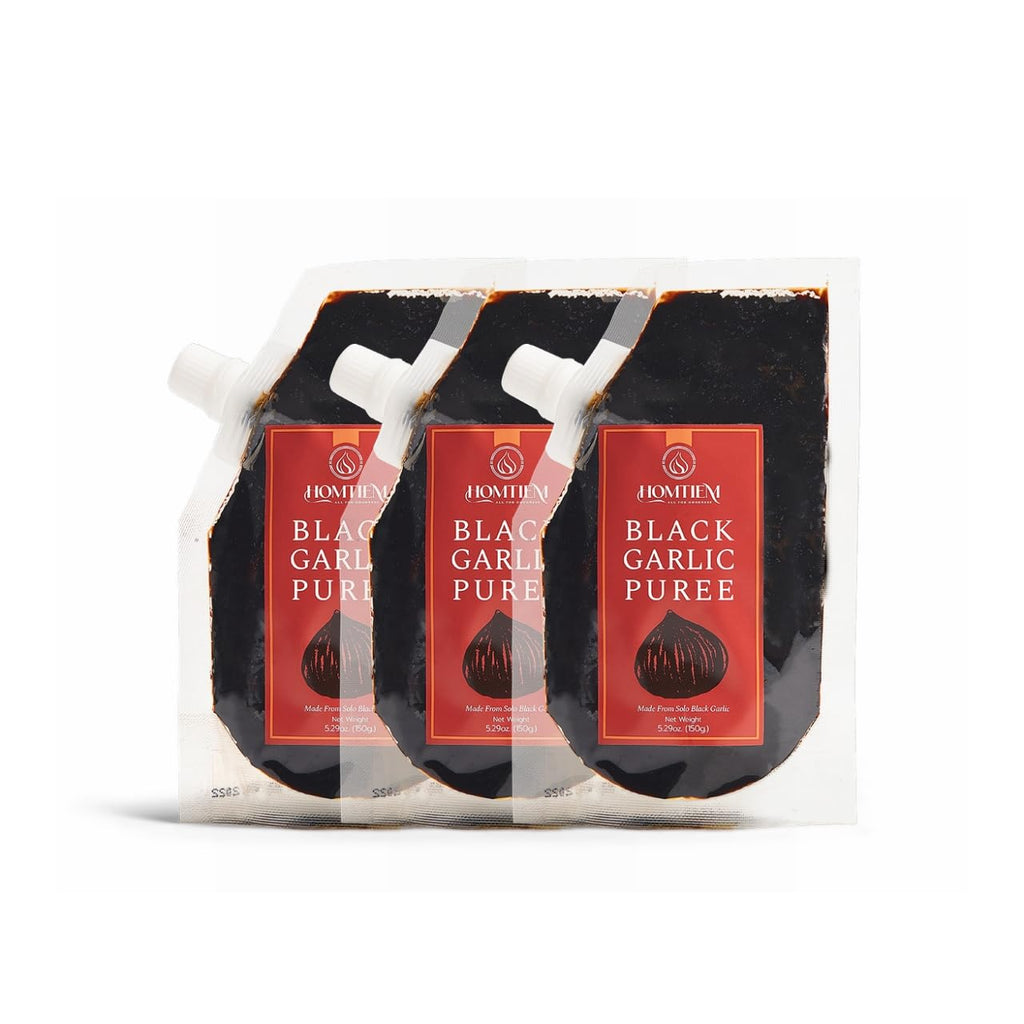 Homtiem black garlic puree for cooking