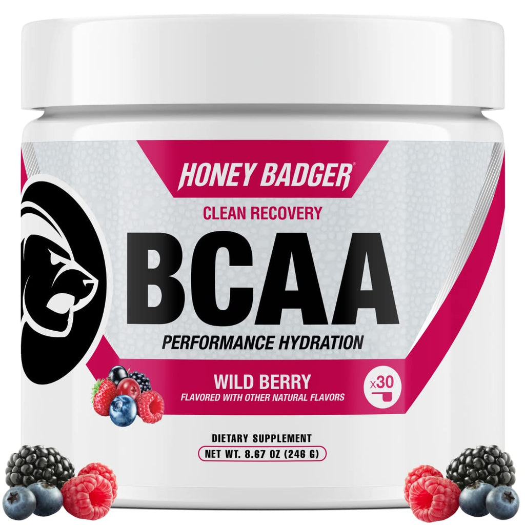 Honey Badger BCAA amino acids powder