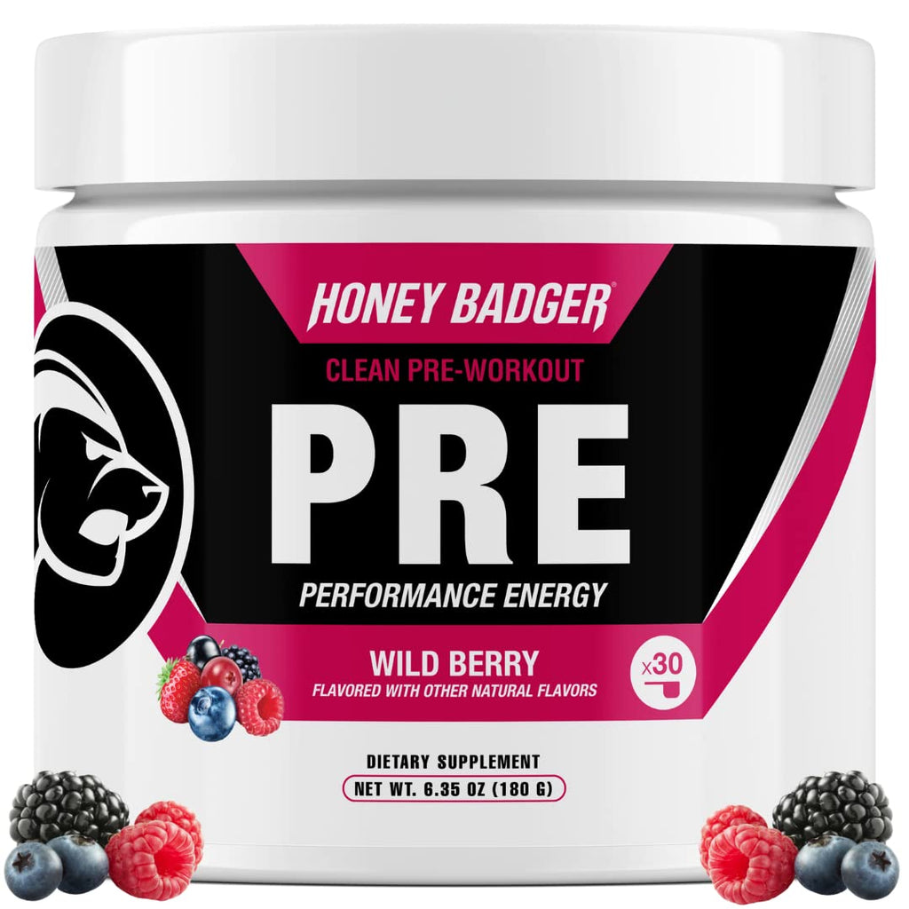 Honey Badger pre-workout energy boost