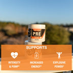 Honey Badger pre-workout for enhanced performance