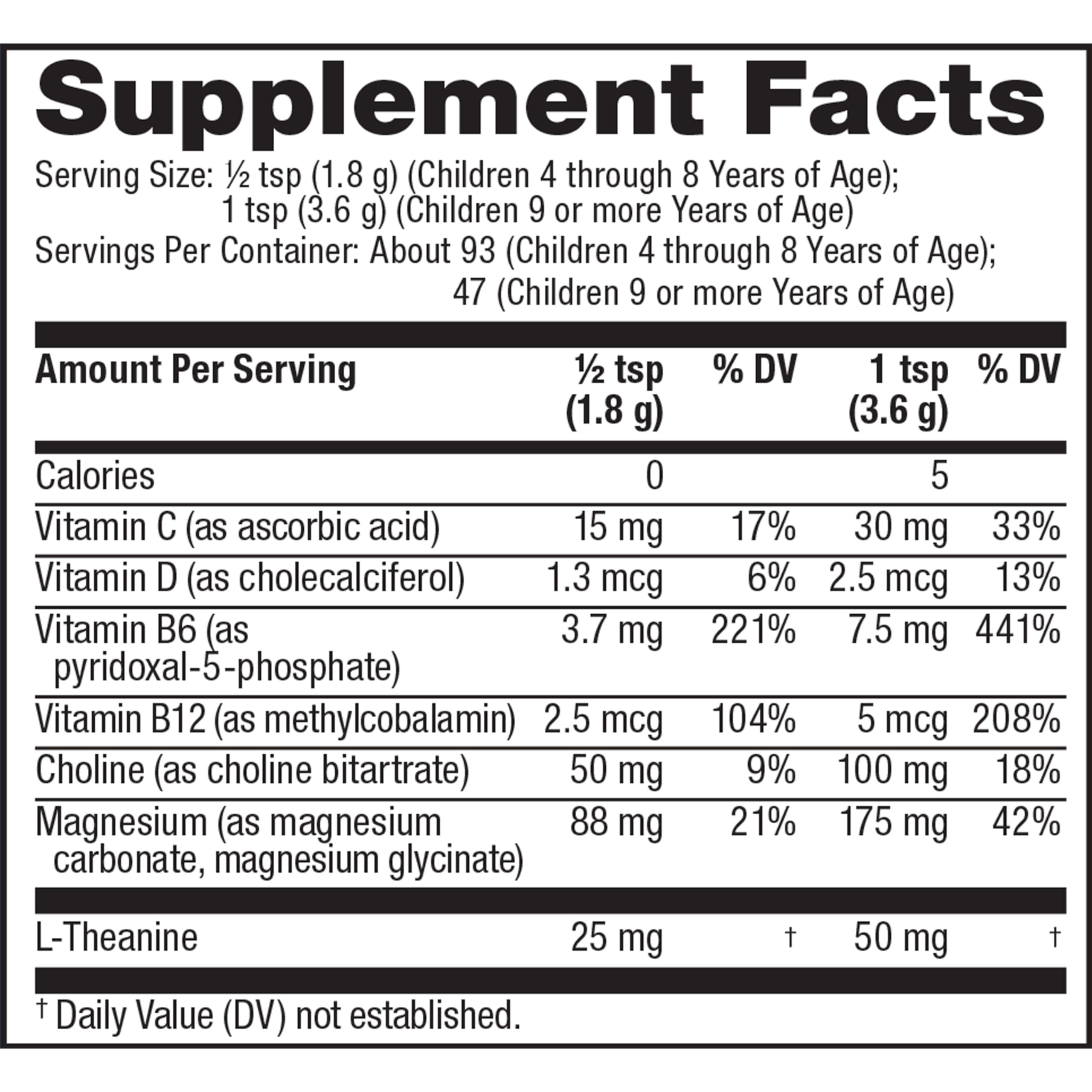 honey chamomile flavour magnesium