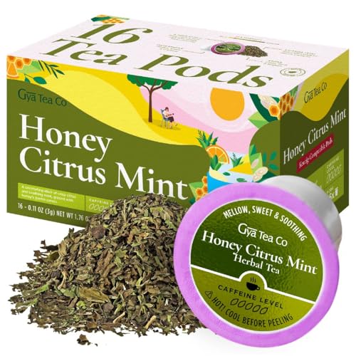 Honey Citrus Mint herbal tea pods