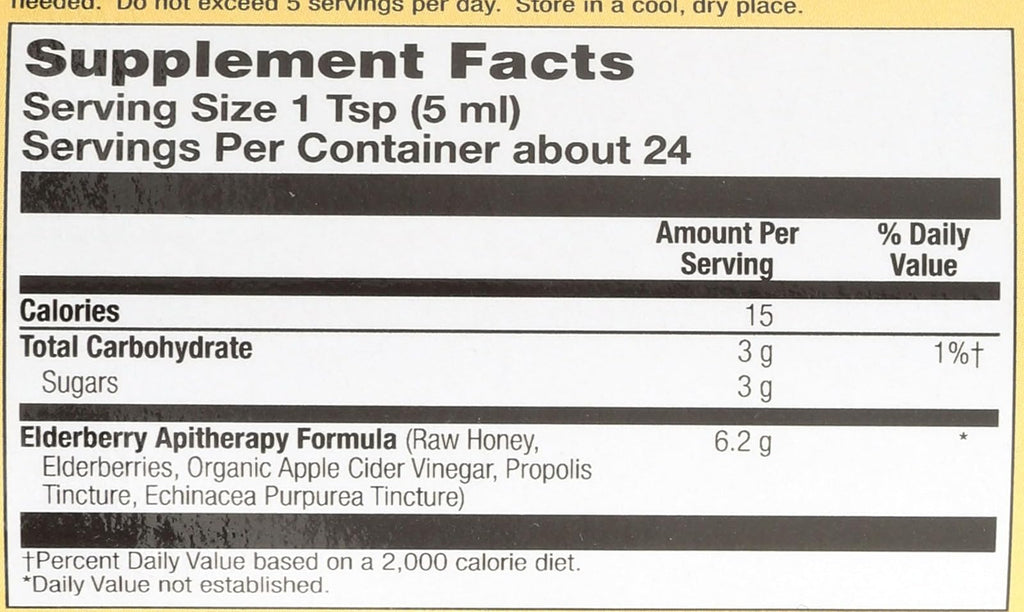 Honey Gardens elderberry extract benefits