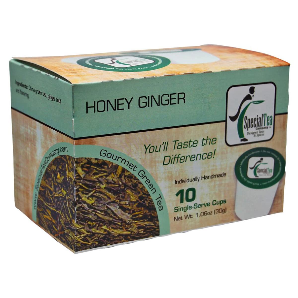 honey ginger green tea cups