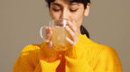 Honey ginger tea for digestive health