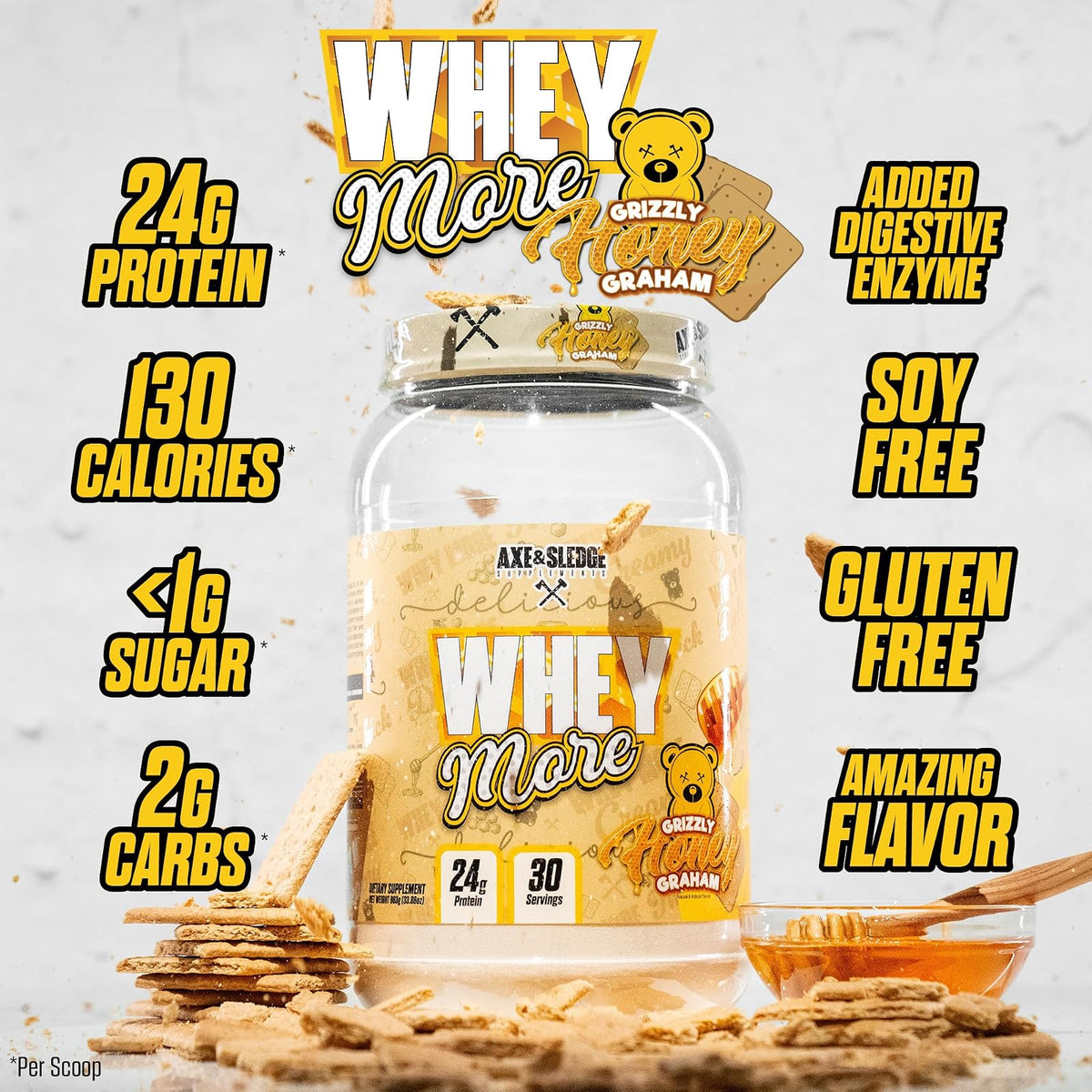 Honey Grizzly flavour protein