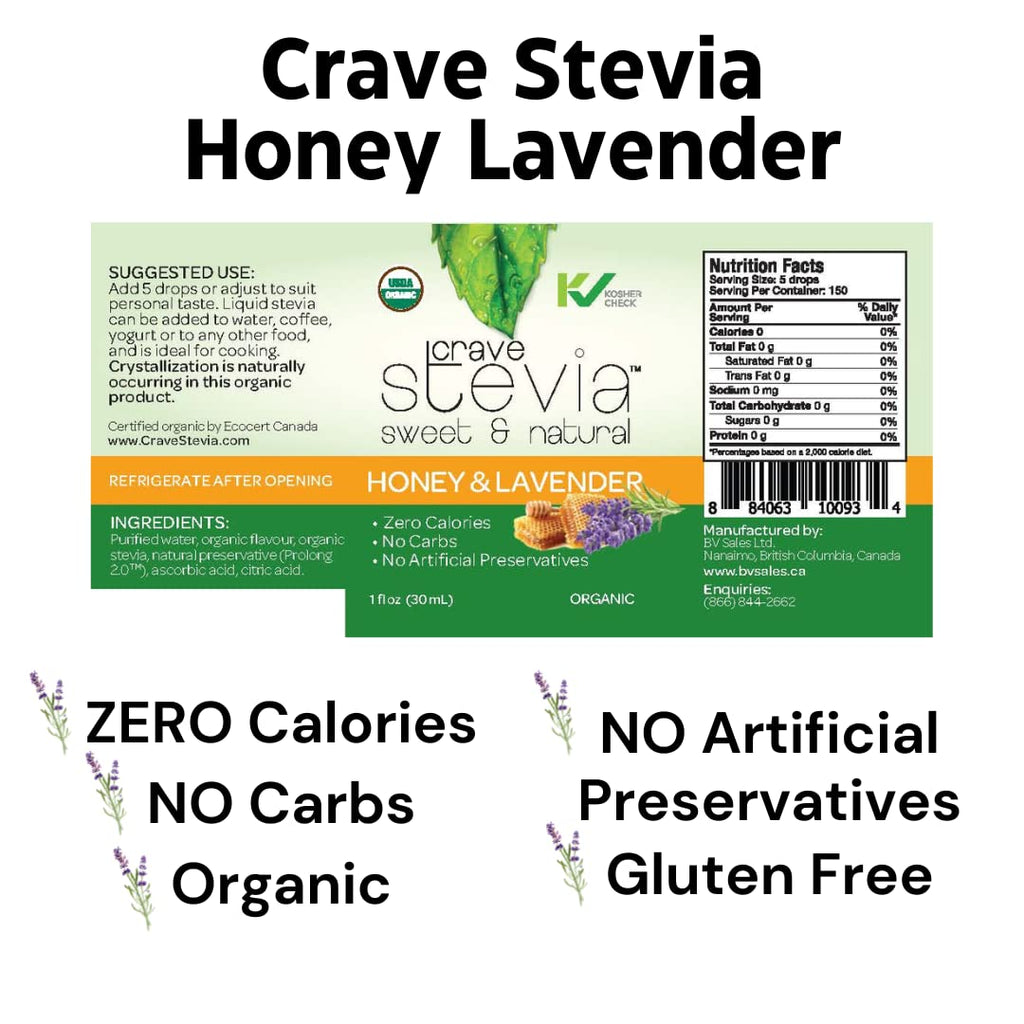 honey lavender stevia flavour profile