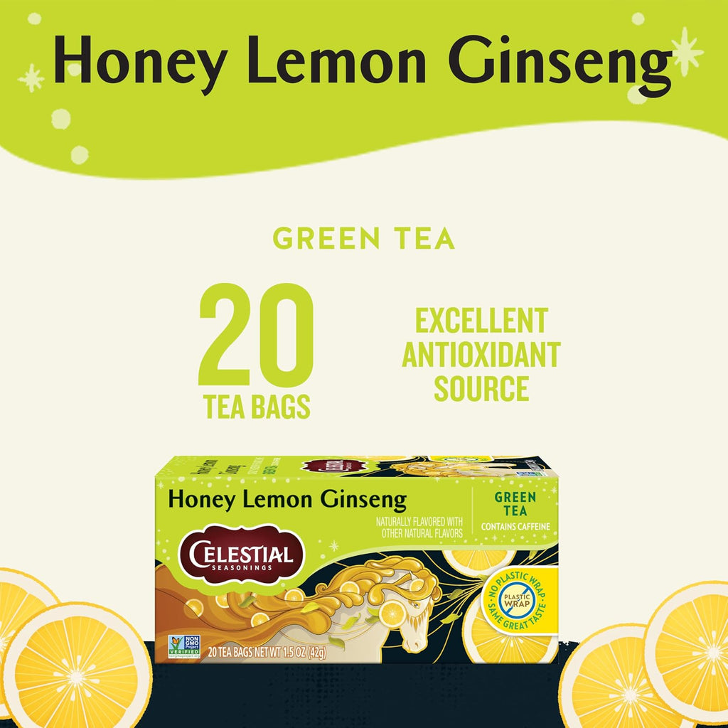 Honey lemon ginseng green tea