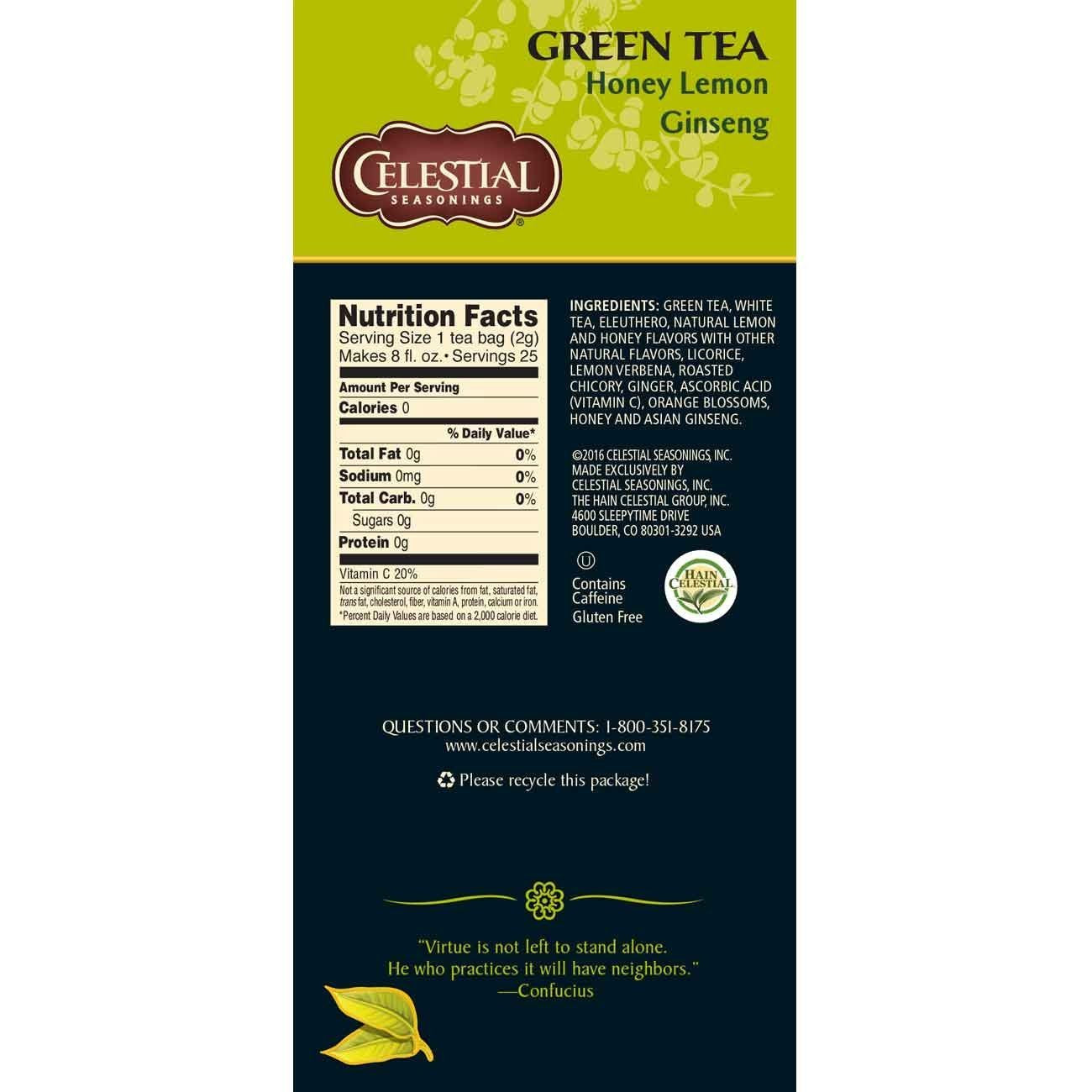 honey lemon ginseng green tea