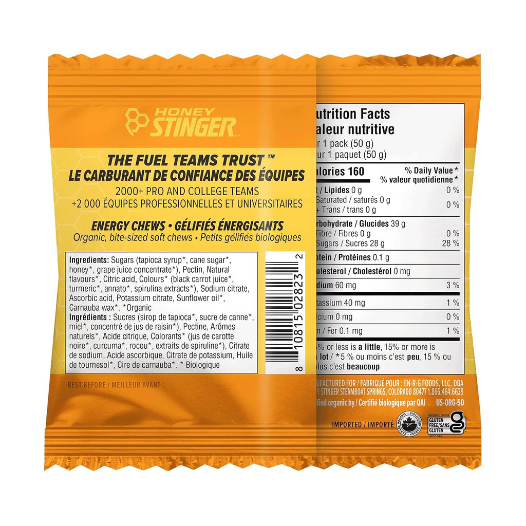 Honey Stinger chews for athletes