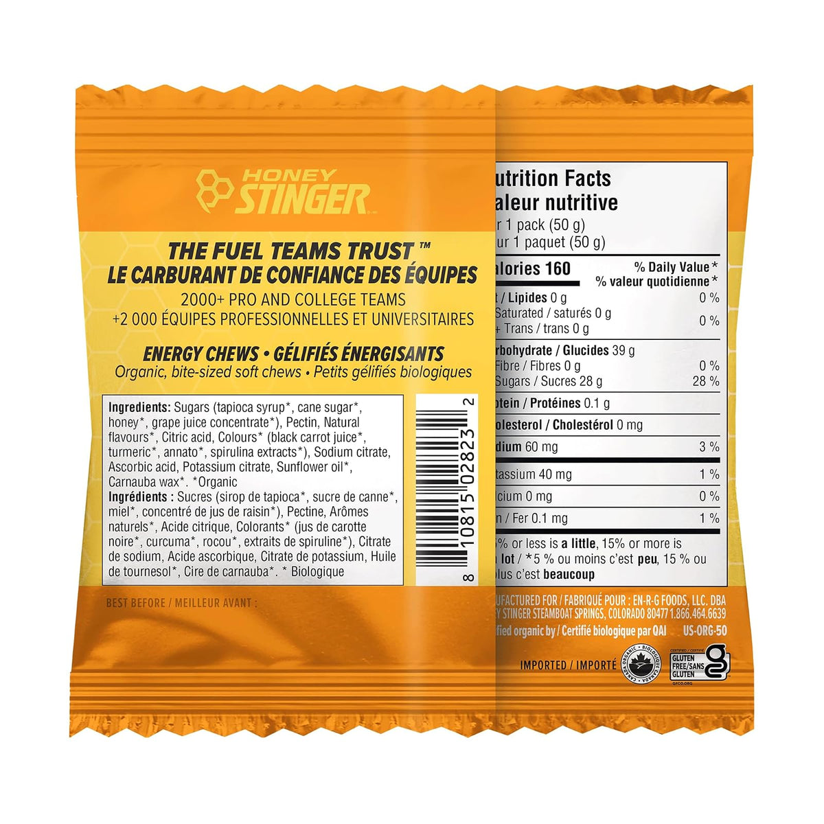 Honey Stinger chews for athletes