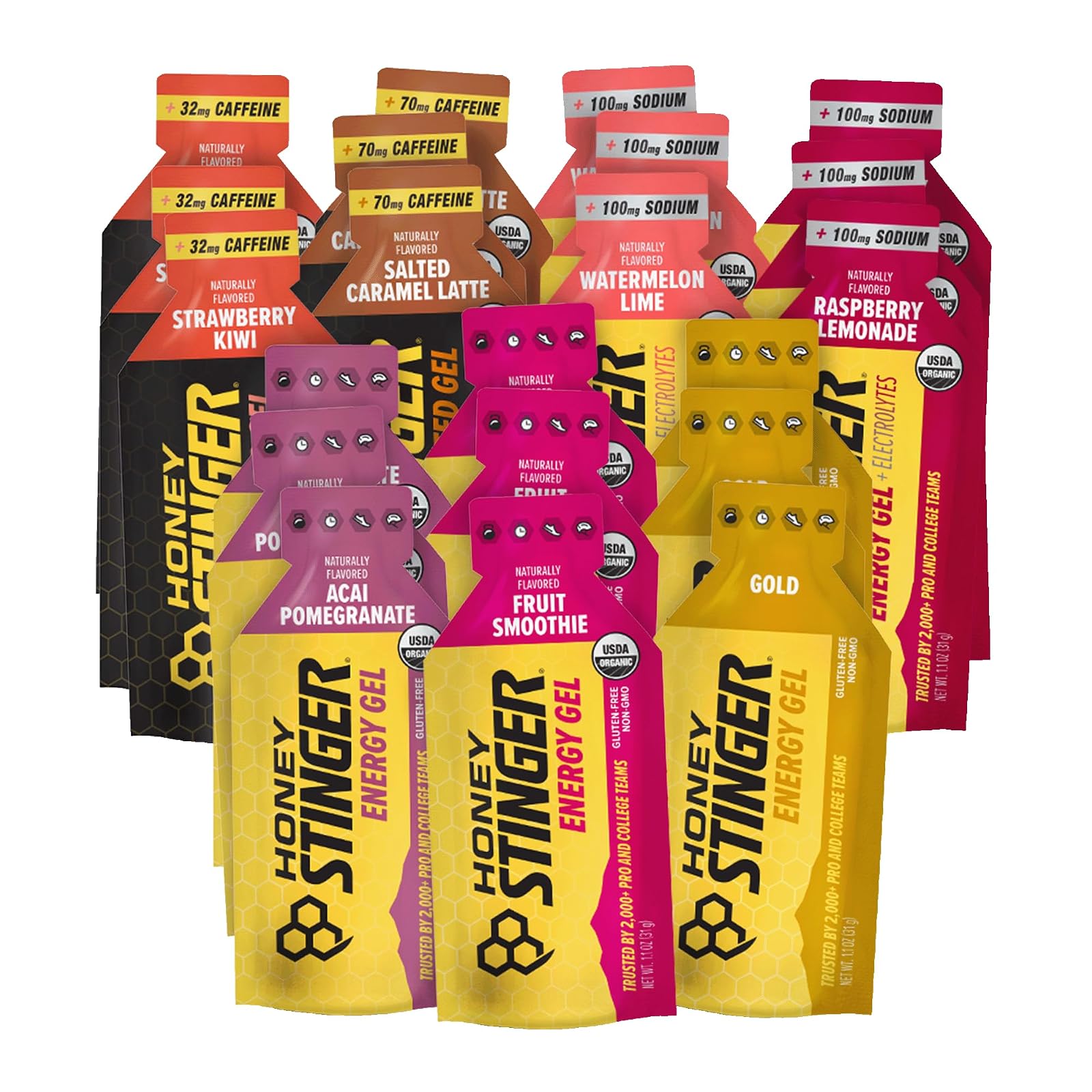 Honey Stinger energy gel variety pack