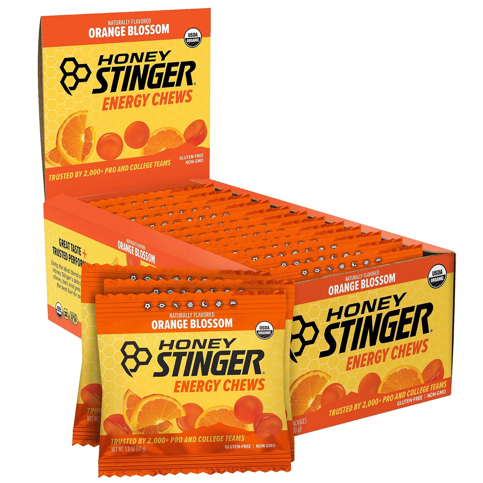 Honey Stinger orange blossom energy chews
