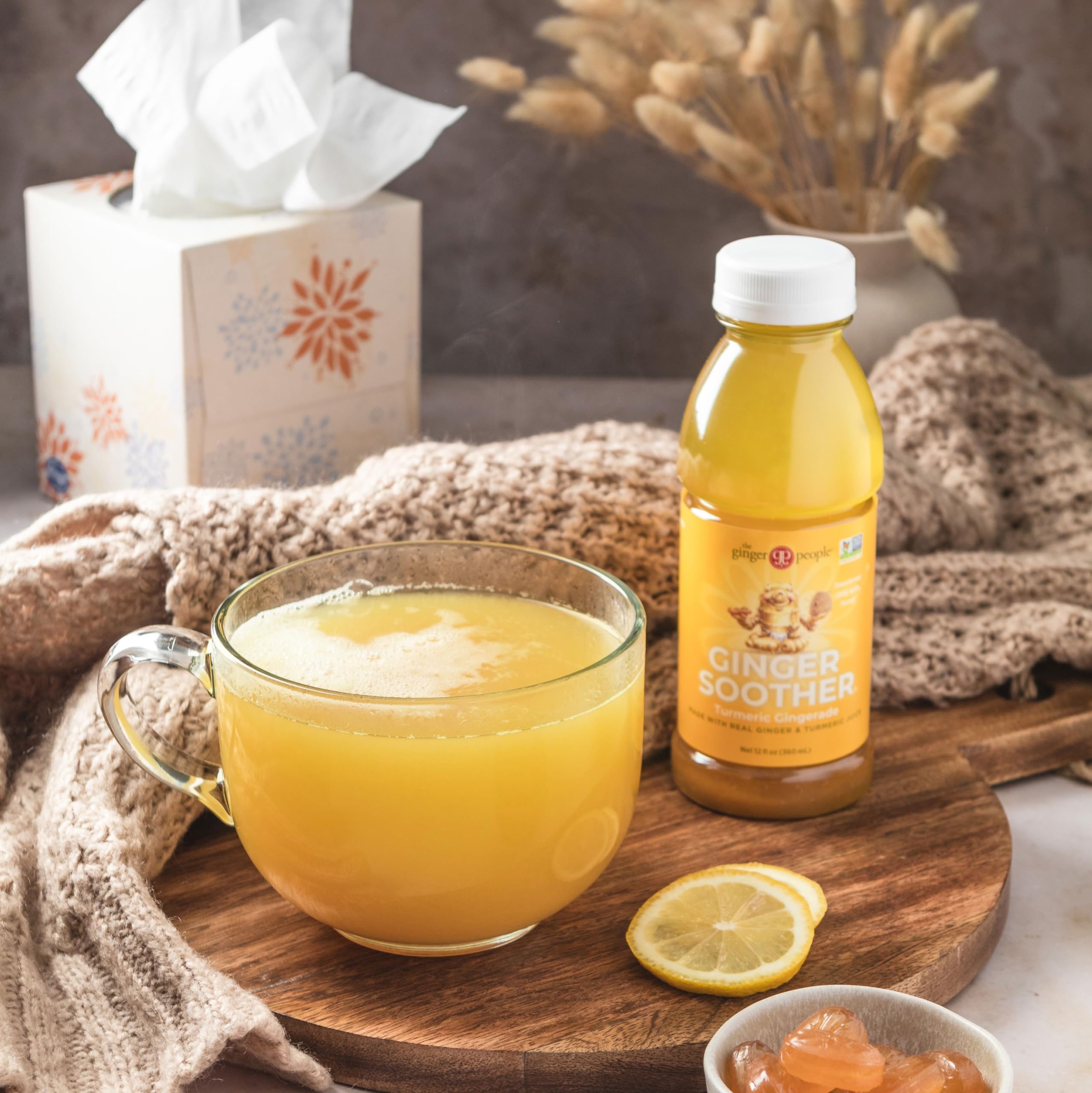 Honey sweetened herbal drink for wellness