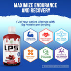 Honey vanilla whey protein drink