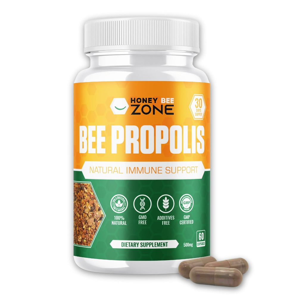 HONEYBEEZONE bee propolis veggie capsules