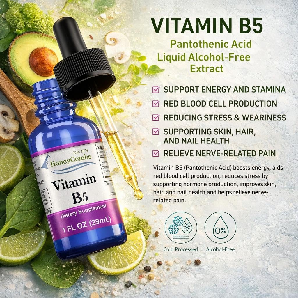 HoneyCombs Vitamin B5 immune support