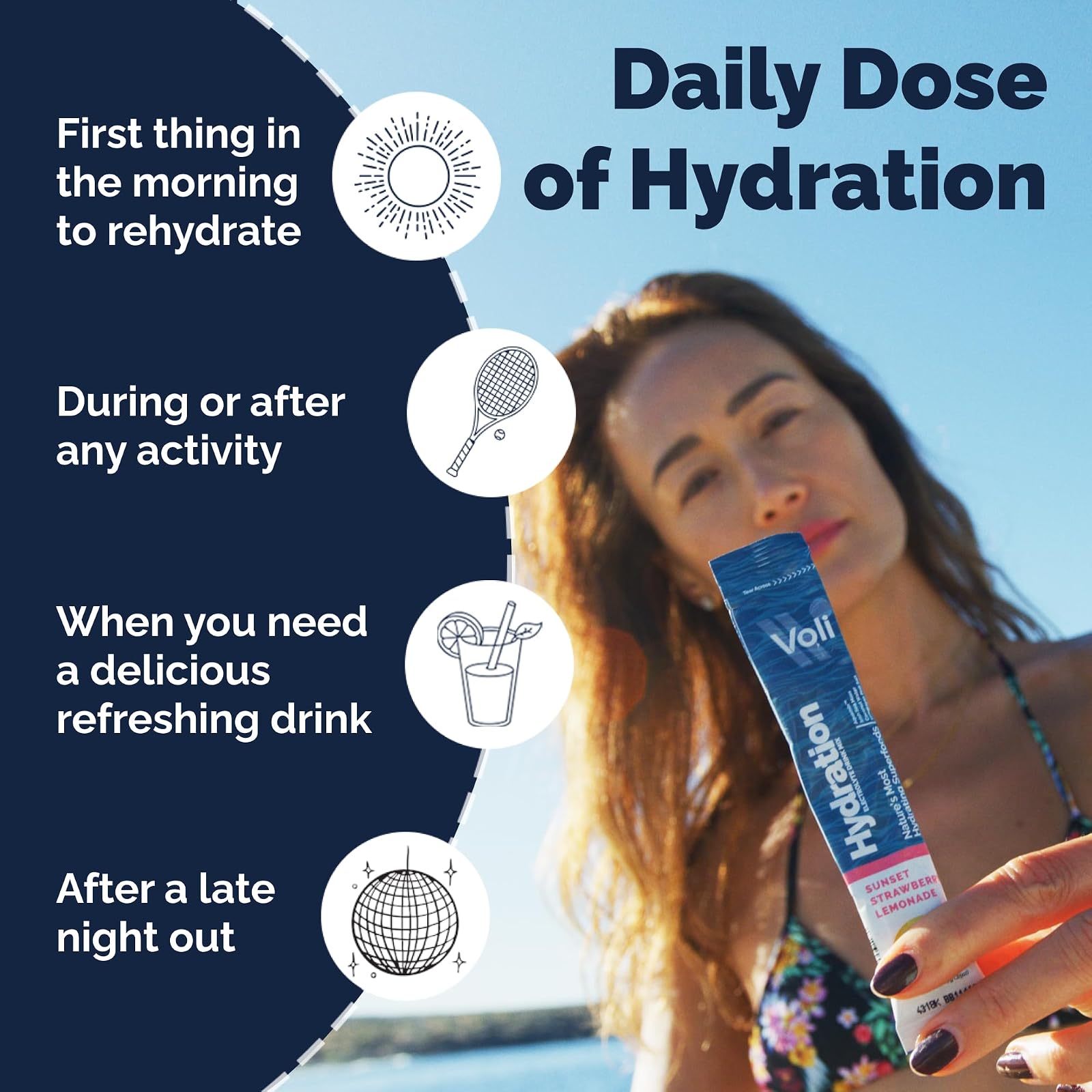 Honeydew electrolyte powder for refreshing taste
