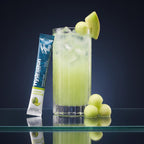 Honeydew flavour electrolyte powder packets