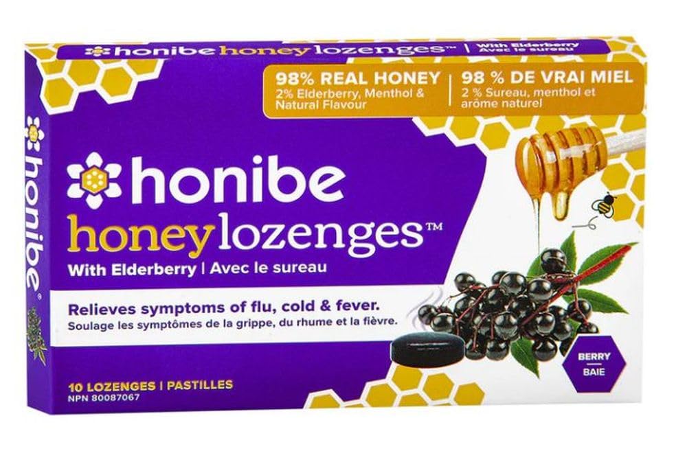 Honibe elderberry lozenges for immunity