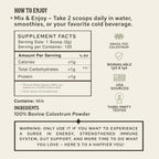 HONOR colostrum powder for optimal performance