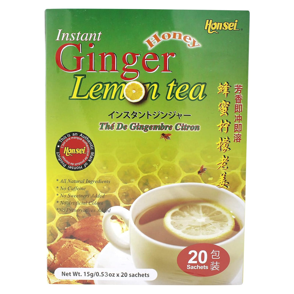 Honsei ginger lemon tea sachets