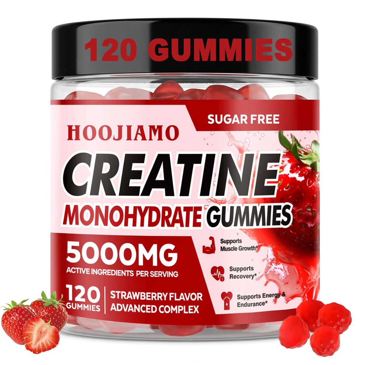 HOOJIAMO creatine gummies for energy