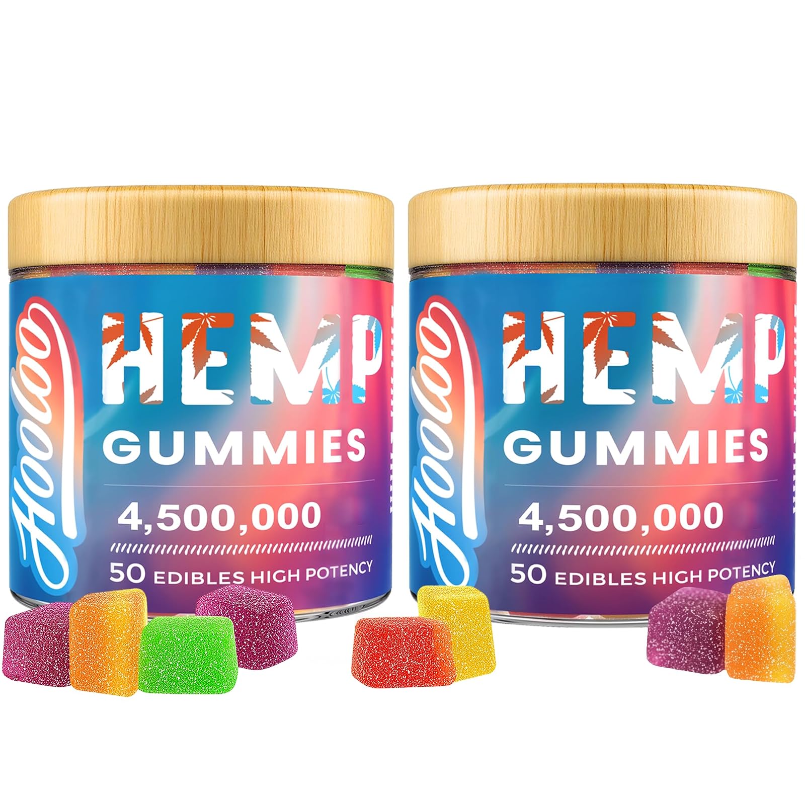 HOOLOO hemp gummies multivitamins for adults