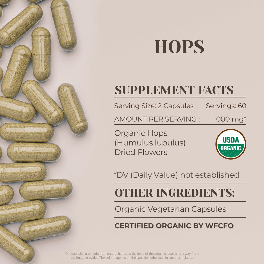 hops capsules for better sleep